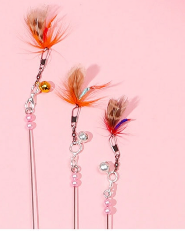 Retractable Wand with Two Bug Attachments – Catshoponline